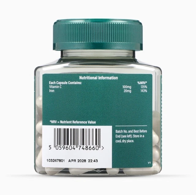 HOLLAND & BARRETT Gentle Iron 20mg 90 Capsules UK Stock Fast Delivery ...