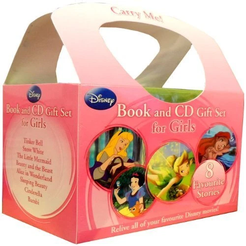 DISNEY PRINCESS BOOKS and CD Gift Set For Girls 8 Stories Collec £2.68 ...