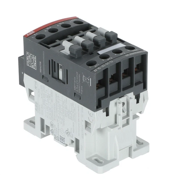 CLASSEQ 30000861 ABB CONTACTOR 230v COIL WITH NORMALLY CLOSED AUXILLARY ...