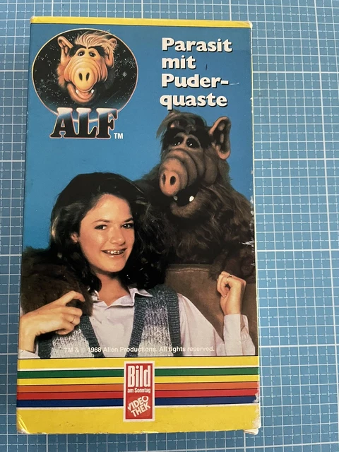 ALF - PARASIT mit Puderquaste - VHS Video BOX - 1988 EUR 18,00 ...