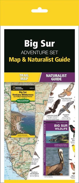 BIG SUR ADVENTURE Set: Map & Naturalist Guide by Waterford Press ...