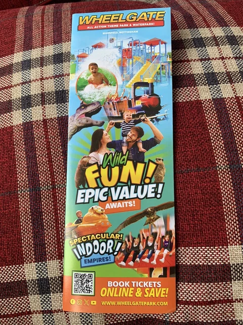 WHEELGATE THEME PARK MAP 2024 roller coaster amusement EUR 3,55 ...
