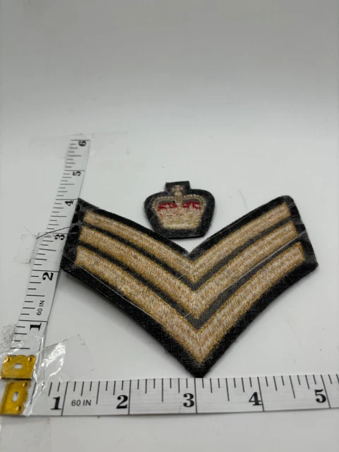 ROYAL CANADIAN MOUNTED Police rank insignia Sergeant mylar $20.00 ...