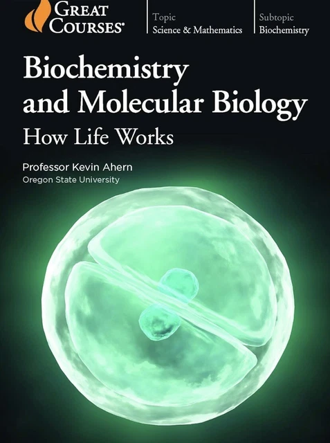 THE GREAT COURSES - Biochimie + Biologie Moléculaire-Guide + DVD - 36 Conférences EUR 51,17 ...