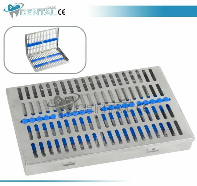 GERMAN DENTAL AUTOCLAVE Sterilization Cassette Rack Box Tray For 20 ...