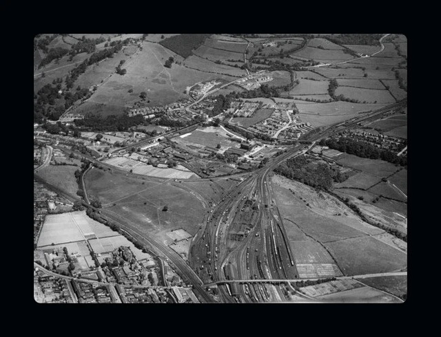 PONTYPOOL WALES AERIAL view 1930s OLD PHOTO 2 $8.50 - PicClick AU