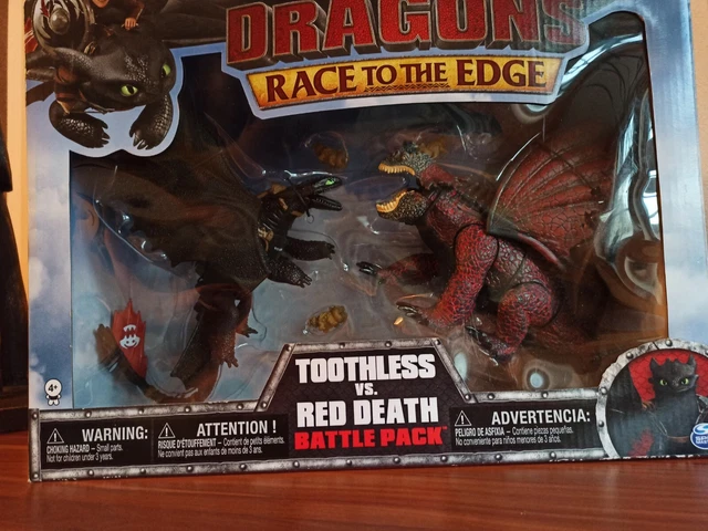 DRAGONS, HOW TO Train Your Dragon Red Death VS Toothless Race To The ...