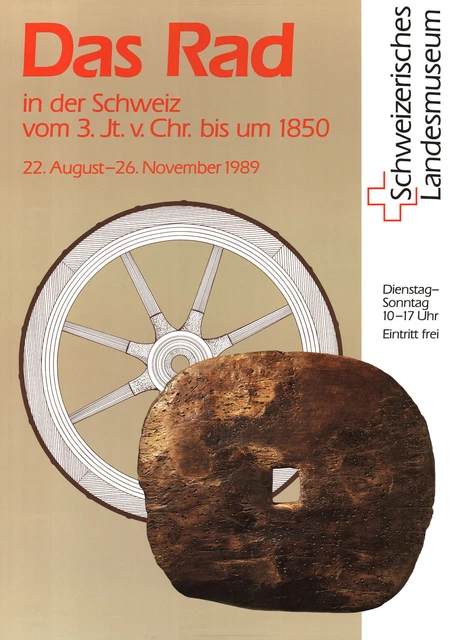 DAS RAD IN der Schweiz ORIGINAL Schweizer Museums-Plakat von 1989 EUR ...