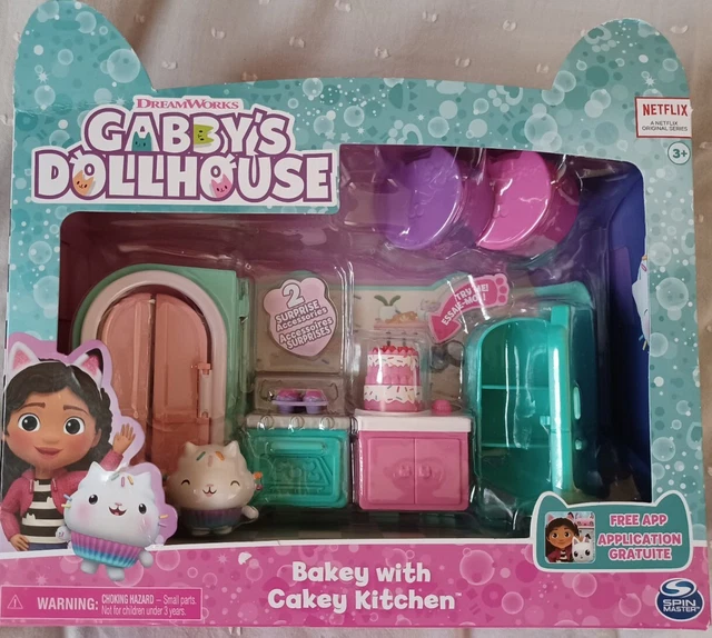 GABBY'S DOLLHOUSE BAKEY with Cakey Kitchen EUR 53,62 - PicClick IT