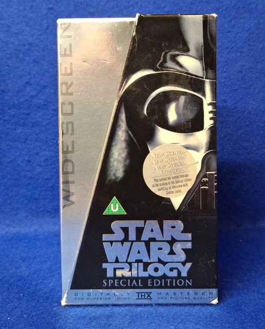 STAR WARS TRILOGY Widescreen Special Edition Silver VHS Box Set 1997 Bundle £17.95 - PicClick UK