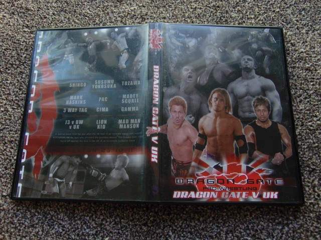 DRAGON GATE V UK wrestling dvd (Pac, Shingo, Cima, AEW/ New Japan stars ...