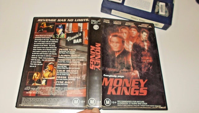 MONEY KINGS VHS Pal Ex Rental Big Box Peter Falk Lauren Holly $26.16 ...