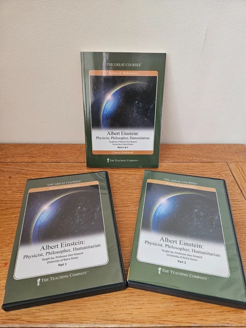 GREAT COURSES: ALBERT Einstein: Physicist, Philosopher, Humanitarian £11.12 - PicClick UK