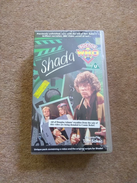 DOCTOR WHO - SHADA VHS tape (1992) - Tom Baker, Douglas Adams - free ...