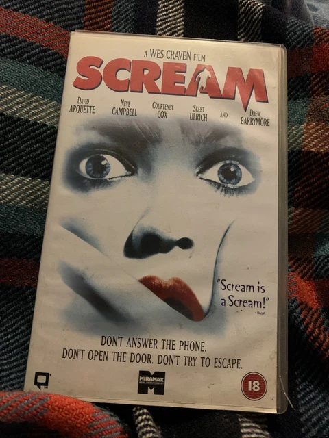 SCREAM WES CRAVEN VHS Video Tape Big Box 1997 £9.88 - PicClick UK