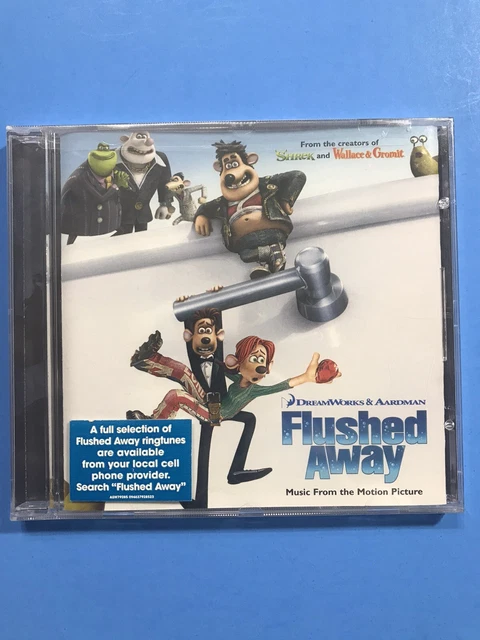 FLUSHED AWAY CD Soundtrack - DreamWorks & Aardman Music From The Motion ...