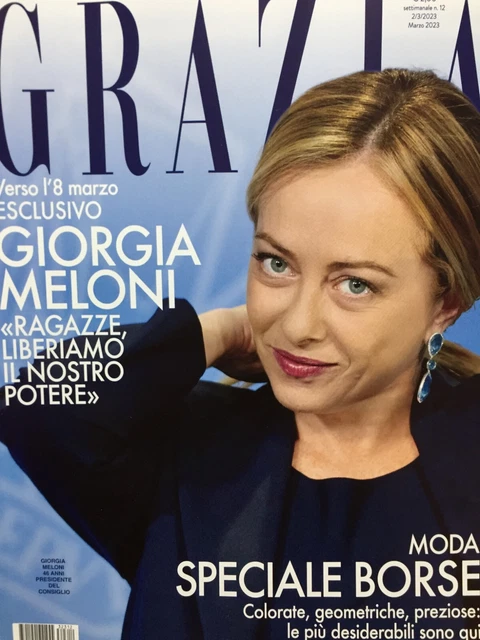 GRAZIA 2023 12.GIORGIA Meloni,Helen Mirren,Francesca Michielin,Kristen ...