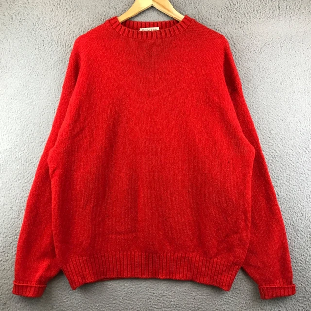 VINTAGE THE MOORS Lord Jeff Shetland Wool Spun Scotland USA sweater XL ...