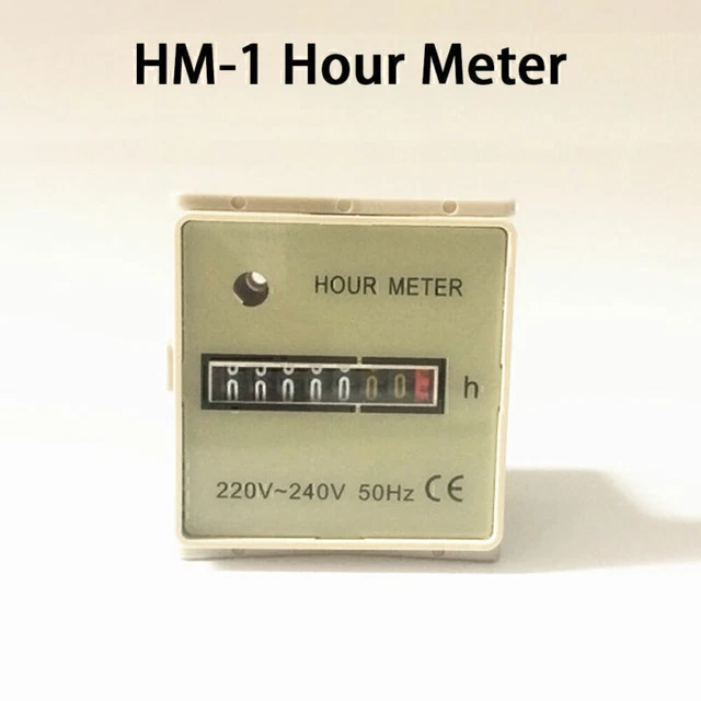 UNIVERSAL BUILT-IN OPERATING hours counter, mechanical hour counter ...