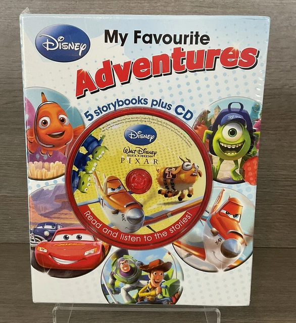DISNEY MY FAVOURITES Adventures 5 Storybooks Plus CD Nemo Monsters Inc ...