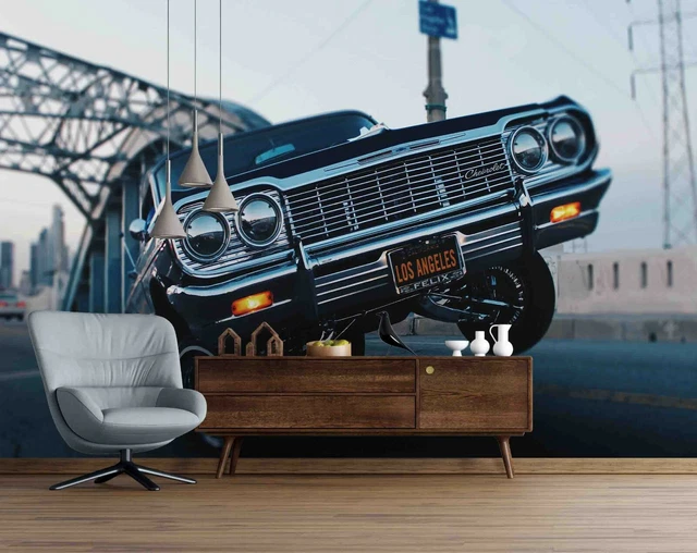 3D VINTAGE CAR Wallpaper Wall Mural Removable Self-adhesive Sticker EUR ...