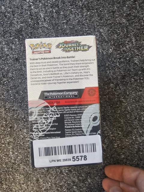 POKEMON TCG: SCARLET & Violet Journey Together Booster Display Full Box ...