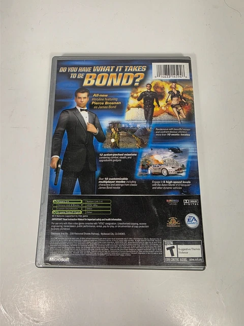 007: NIGHTFIRE (MICROSOFT Xbox, 2002) Authentic CIB Platinum Hits $9.99 ...