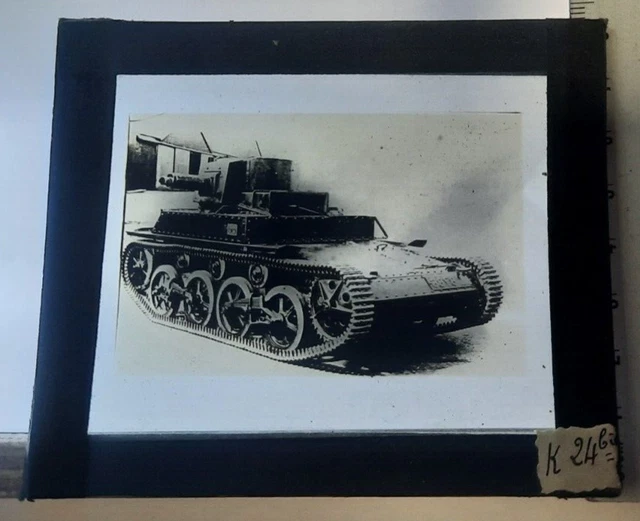 PLAQUE DIAPOSITIVE PHOTO Chars De Combat Panzer Tank Ww2 A Identifier ...
