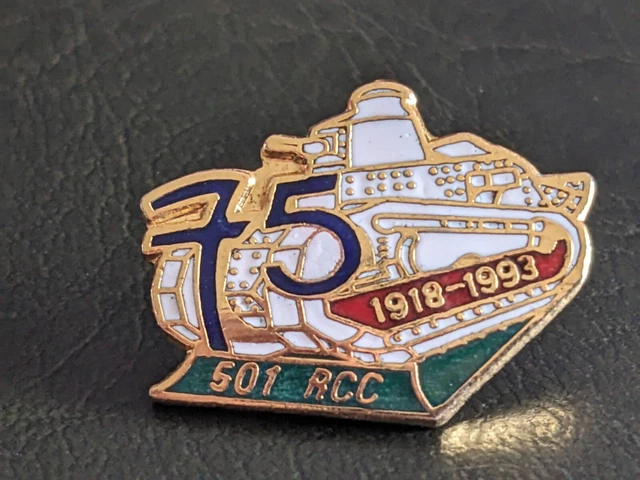 PINS PIN'S INSIGNE Militaire 501e RCC Régiment de Chars Combat Tank ...
