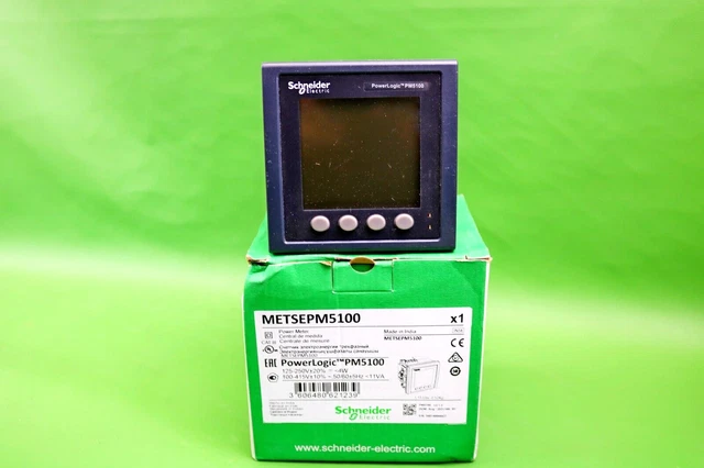 SCHNEIDER POWERLOGIC PM5100 3 Phase Power Meter 15th THD METSEPM5100 ...