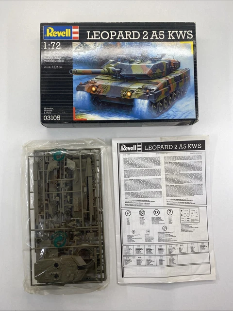 🚩 REVELL 03105 - 1/72 Leopard 2 A 5 KWS - in OVP Ungebaut / Modellbau ...