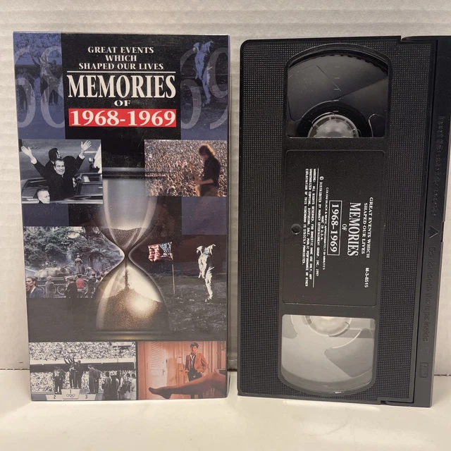 MEMORIES OF 1968-1969 (VHS Tape 1997) $19.99 - PicClick CA