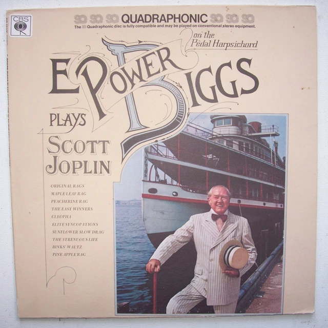 EDWARD POWER BIGGS plays Scott Joplin (1868-1917) on the Pedal ...