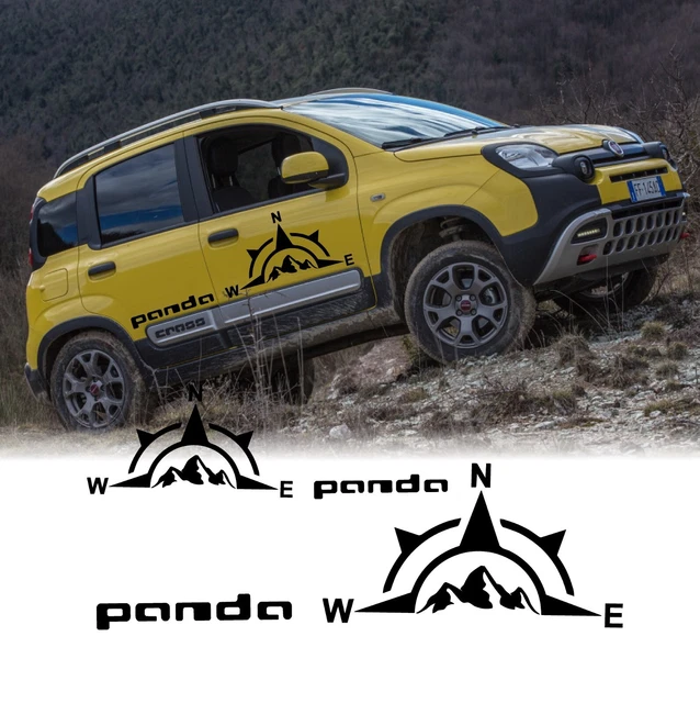 ADESIVI STICKERS PER Auto Fiat Panda Cross 4x4 Off Road EUR 37,90 ...