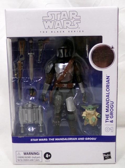 STAR WARS SERIE Negra Primero Edición Mandalorianos Grogu 6" Figura ...