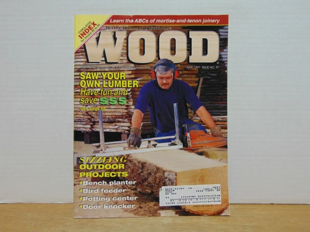 WOOD MAGAZINE ISSUE Number 97 June 1997 £4.26 - PicClick UK