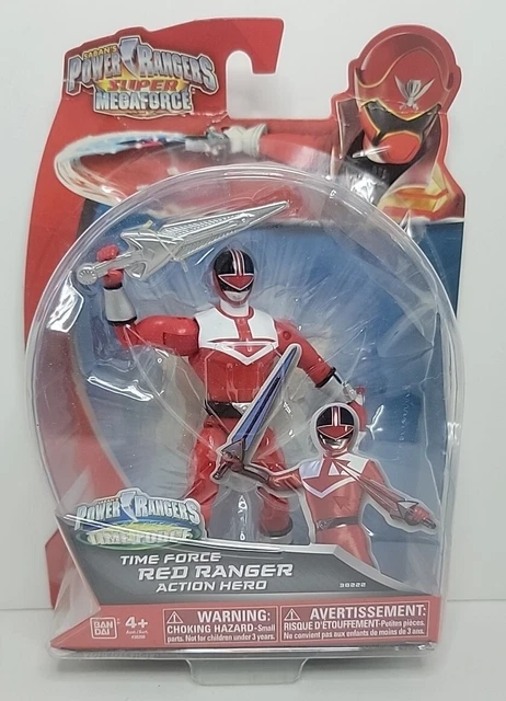 POWER RANGERS SUPER Megaforce Time Force Red Ranger 5" Action Hero ...