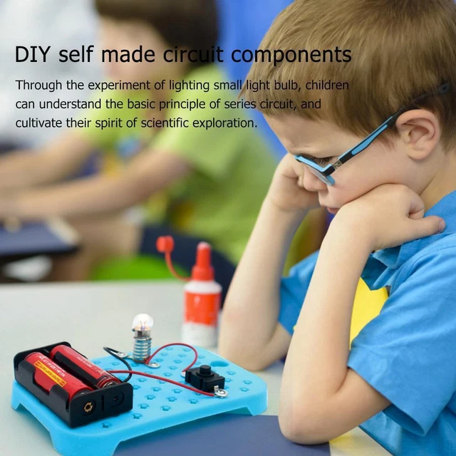 PHYSICAL SCIENCE EXPERIMENTS DIY Circuit Kit Intelligence Develop ...