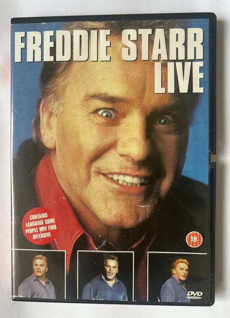 FREDDIE STARR: LIVE Dvd (Disc Mint) Free Postage £9.95 - PicClick UK