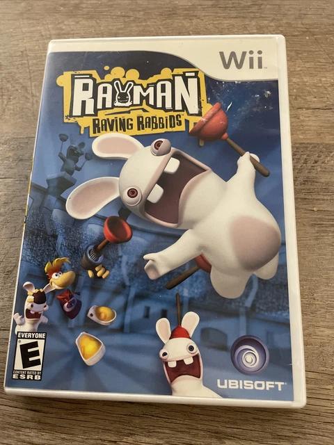 RAYMAN RAVING RABBIDS (Nintendo Wii, 2006) CIB Complete With Manual £3. ...