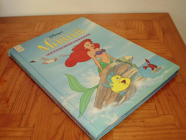 DISNEY THE LITTLE Mermaid Classic Storybook Picture Book Ariel Eric ...