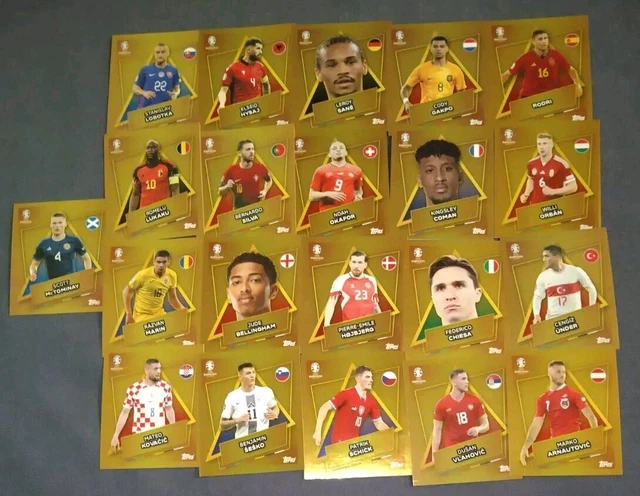 TOPPS UEFA EURO 2024 Germany - × 728 Album Stickers + 42 Gold SP ...