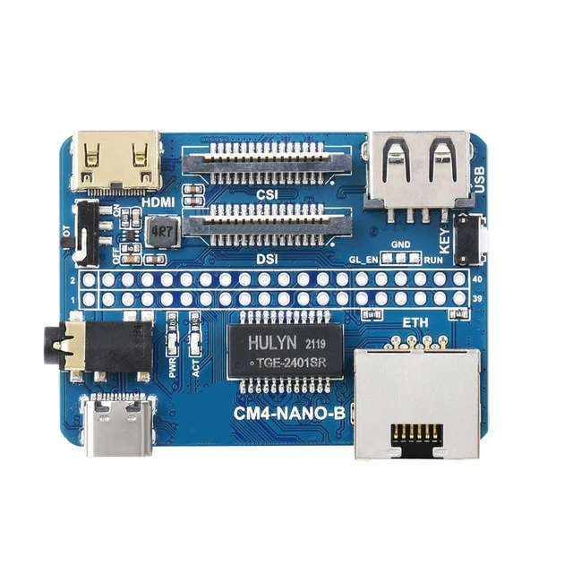 5V CM4 Ethernet Carrier Board for RasPi RPI Compute Module 4 Lite EMMC ...