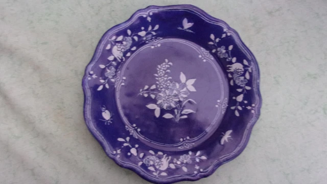 SUPERBE ASSIETTE FAIENCE DE SAINT OMER 18ème SIECLE. EUR 75,00 ...