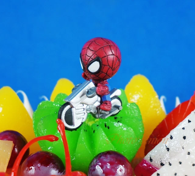 MARVEL UNIVERSE HEROS Figure Spider-Man Peter Parker CAKE TOPPER K1024 ...