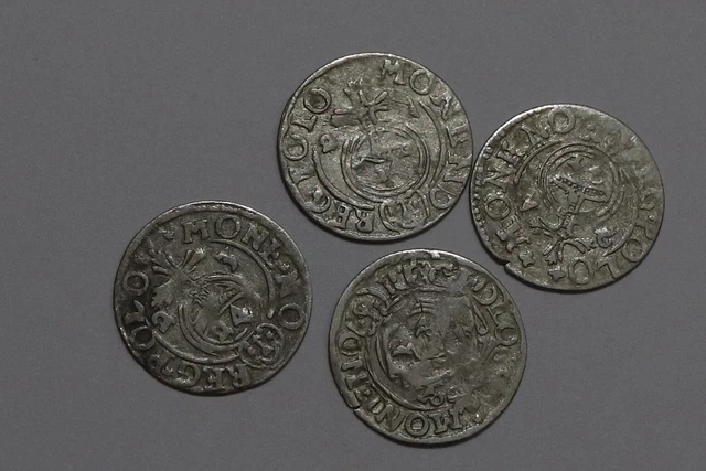 🧭 🇵🇱 POLEN 1/24 Taler 3 Polker 4 Silbermünzen 1600Er B64 #861 Ddd19 EUR 29,42 - PicClick DE