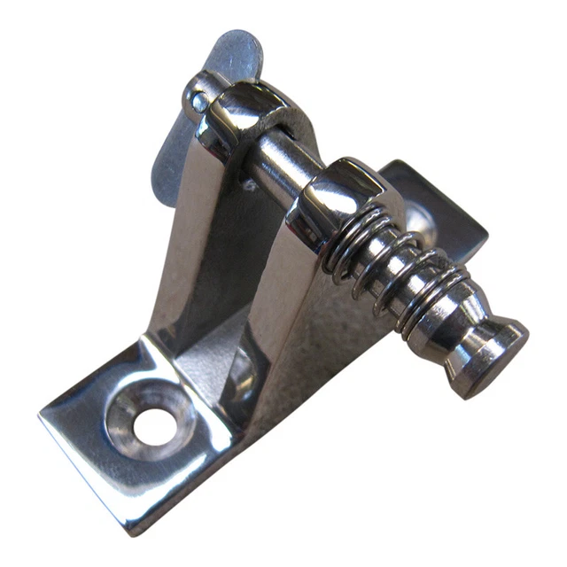 BOAT DECK HINGE With Quick Release Pin. Bimini / Canopy Mounting £15.59 ...