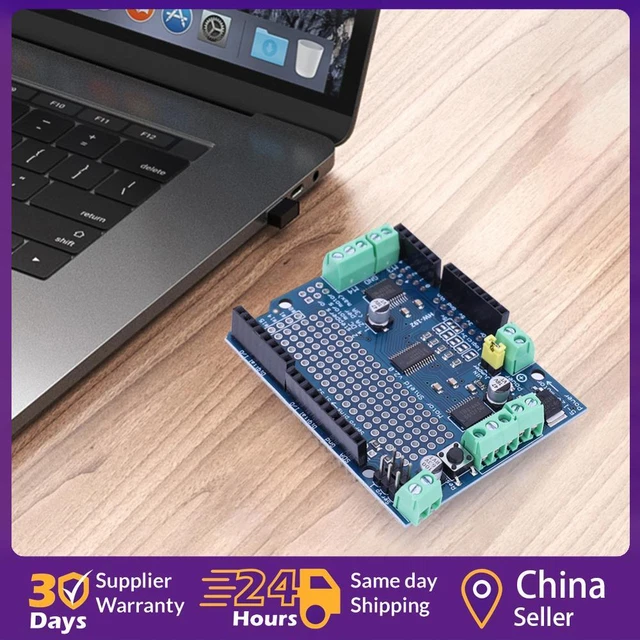 MOTOR DRIVE SHIELD Board TB6612 PWM Servo Motor Driver for Arduino ...