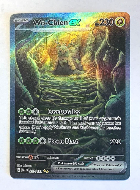 POKEMON PALDEA EVOLVED - WO-CHIEN EX SPECIAL ILLUSTRATION RARE - 257/ ...