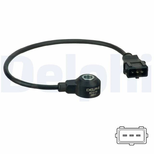 DELPHI KLOPFSENSOR AS10195 für OPEL ANTARA L07 VECTRA CC J96 Caravan ...